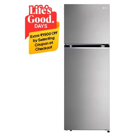 Buy 322L Double Door Refrigerator - GL-S342SDSX | LG IN | LG IN