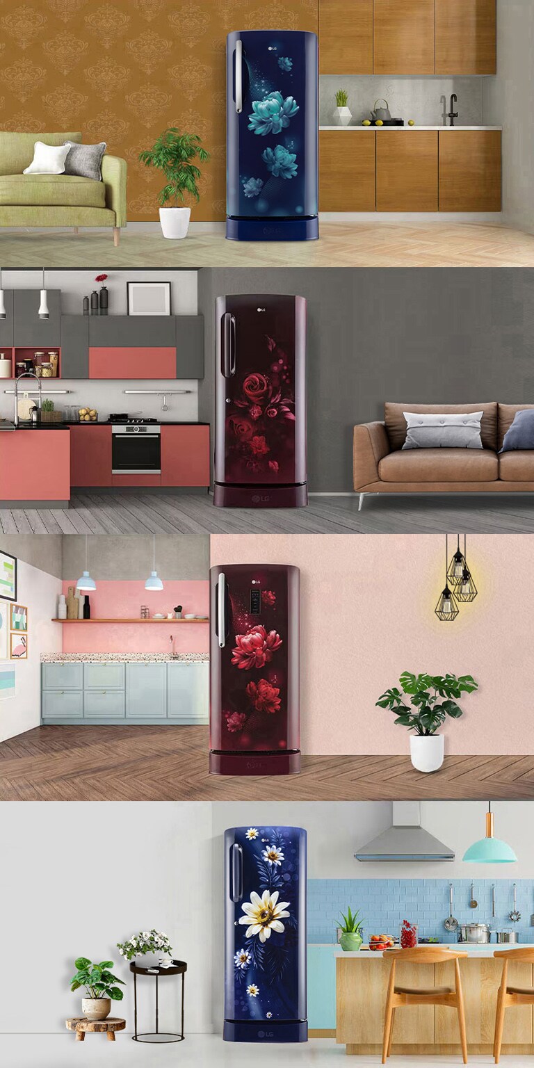 Buy 210 L Double Door Refrigerator - GL-D211HBCZ | LG IN