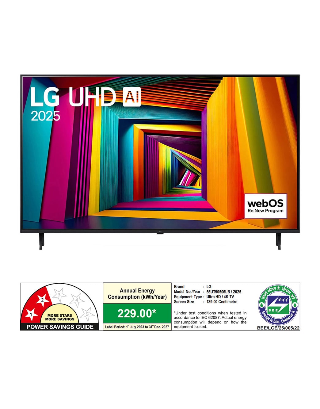Buy 139cm (55 inch) 4K Smart UHD TV - 55UT90506LB | LG India
