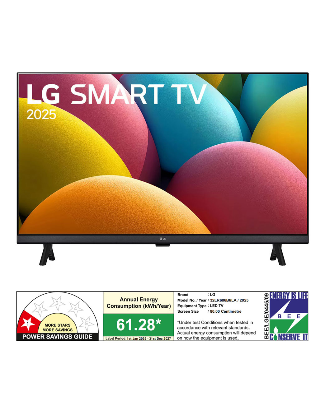 Buy LG 80cm (32 inch) HD Smart TV - 32LR686B6LA | LG IN