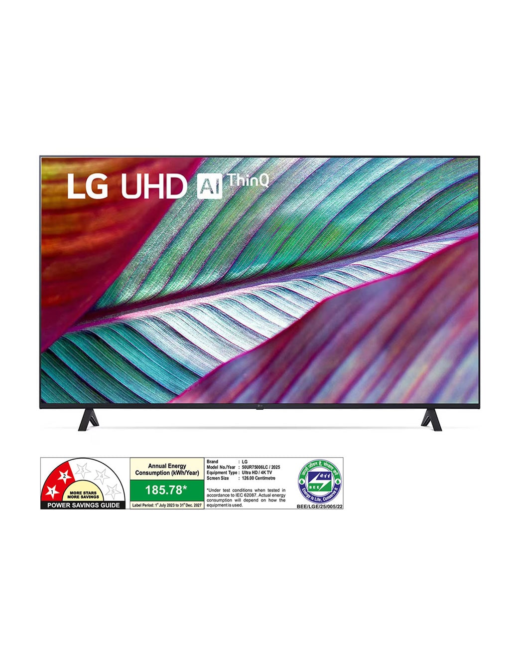 Buy 126cm (50 inch) 4K Smart UHD TV - 50UR75006LC | LG IN