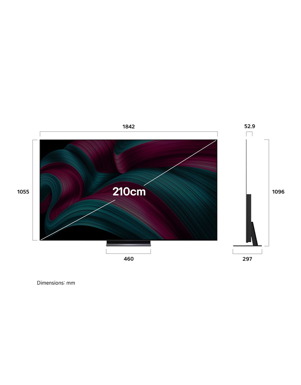 210 cm (83 inch) OLED evo 4K TV – OLED83C56LA | LG India
