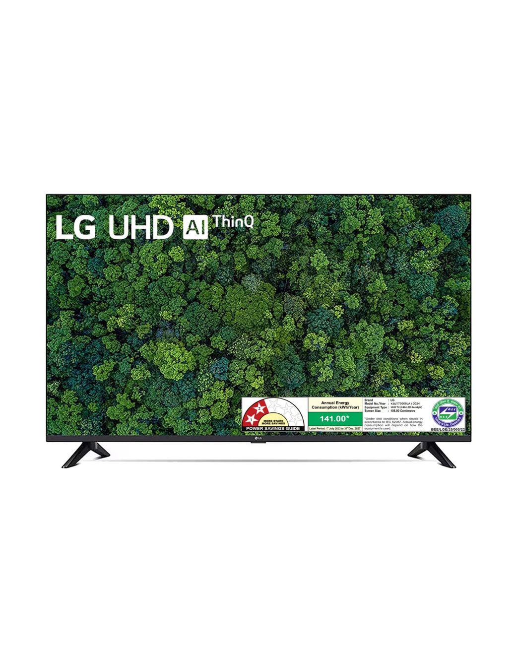 LG 108 cm (43 inch) 4K UHD Smart TV - 43UT73006LA | LG India