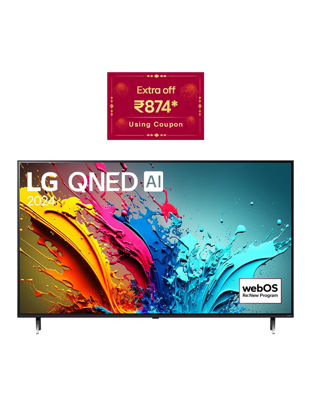 55 (139cm) LG QNED AI QNED88 4K Smart TV 2024 - 55QNED88T6A | LG IN
