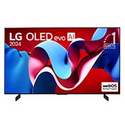 42 (106cm) LG OLED evo AI C4 4K Smart TV 2024 - OLED42C44LA | LG IN