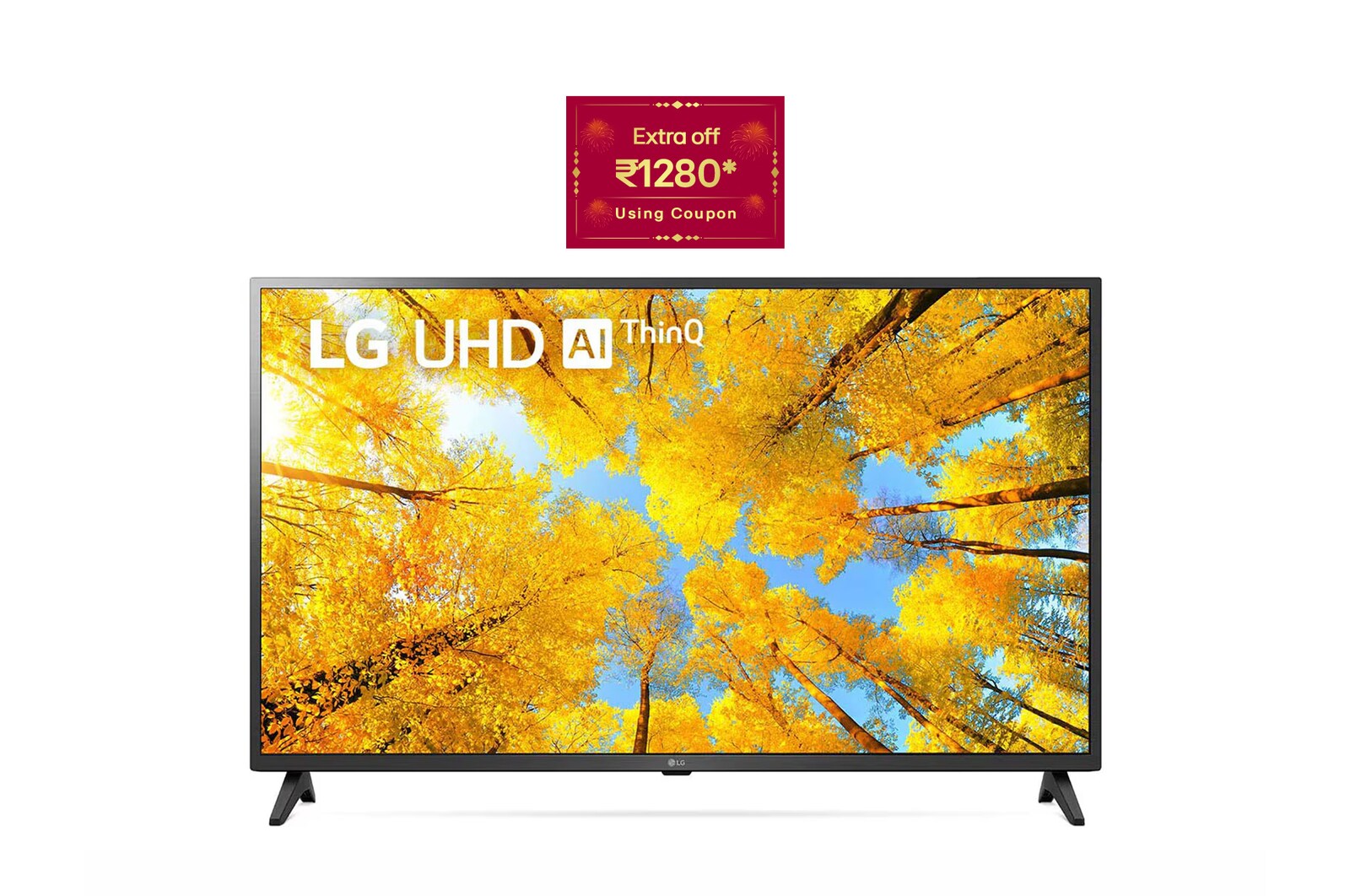 LG 108 cm (43) UHD TV (UQ75) with Alpha5 Gen 5 AI Processor 4K, ThinQ ...