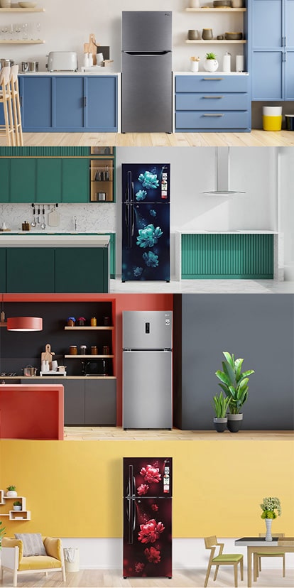 242L 2 Door Refrigerator, Dazzle Steel - GL-N292BDSY | LG IN