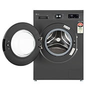 LG 9KG Front Load Washing Machine, Inverter Direct Drive, Middle Black ...