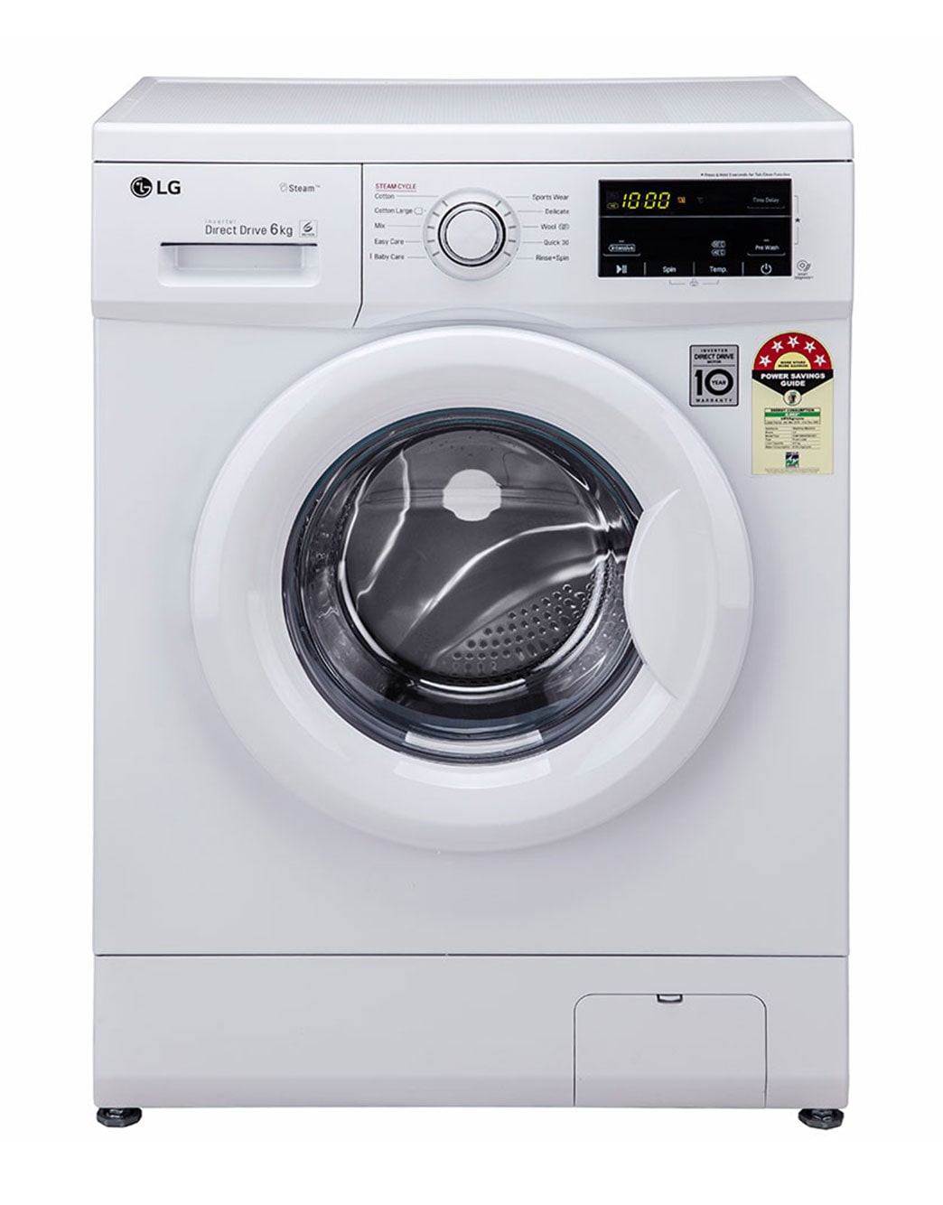 LG 6kg Front Load Washing Machine - FHM1006SDW | LG IN