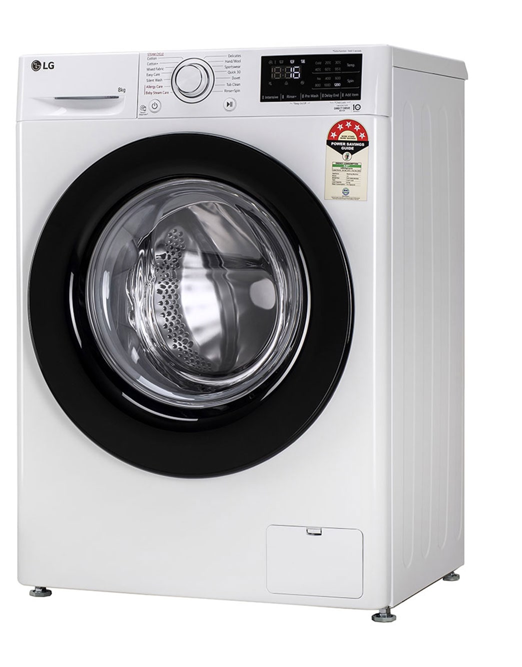 LG 8Kg Front Load Washing Machine - FHP1208Z3W | LG IN