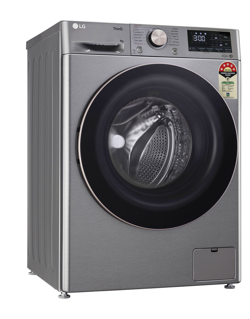 Buy 9KG Front Load Washing Machine - FHP1209Z7P | LG IN