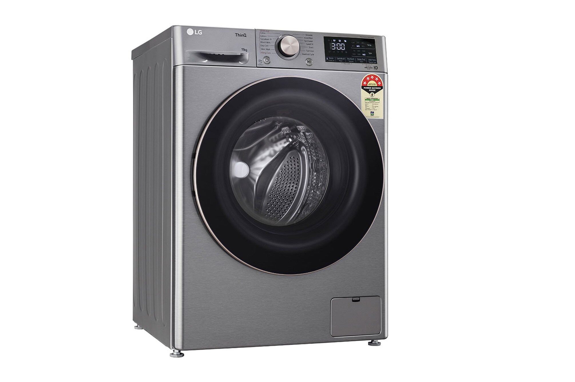 LG 11Kg Front Load Washing Machine - FHP1411Z9P | LG IN