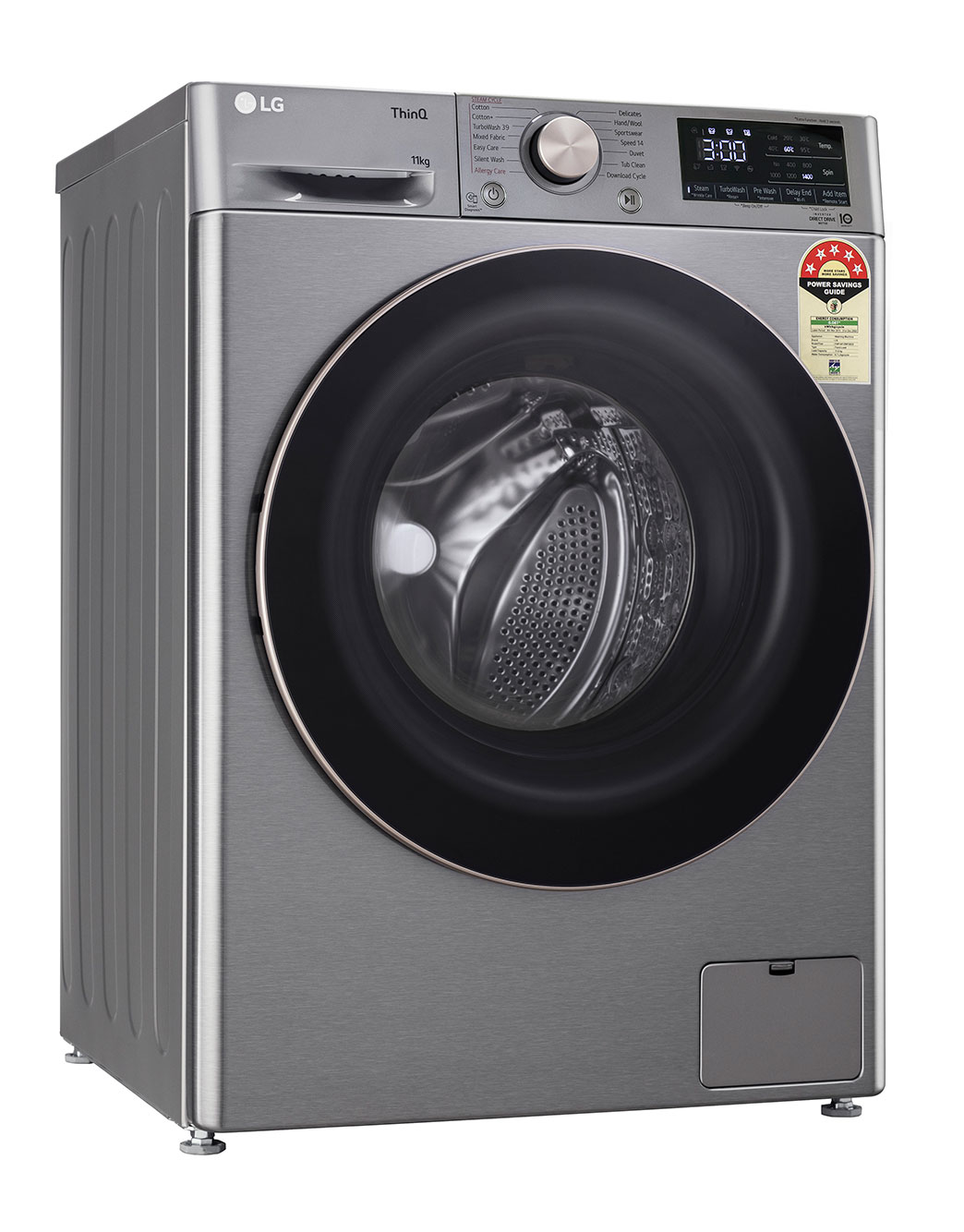 LG 11Kg Front Load Washing Machine - FHP1411Z9P | LG IN