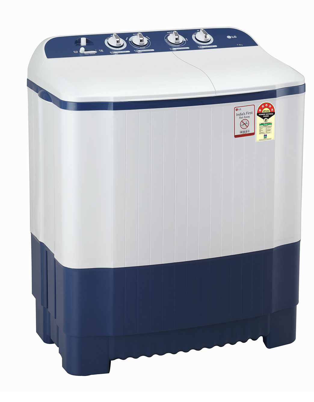 Buy 7.5KG Semi Automatic Washing Machine - P7510RBAZ | LG IN