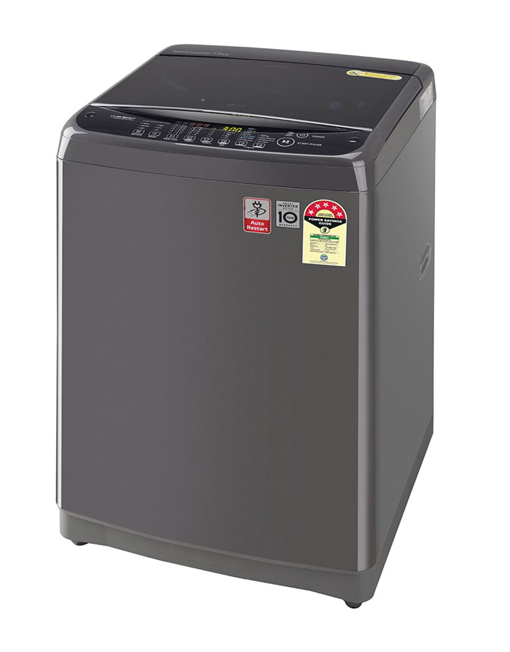 LG 7Kg Top Load Washing Machine, Smart Inverter, Auto Tub Clean, Middle ...