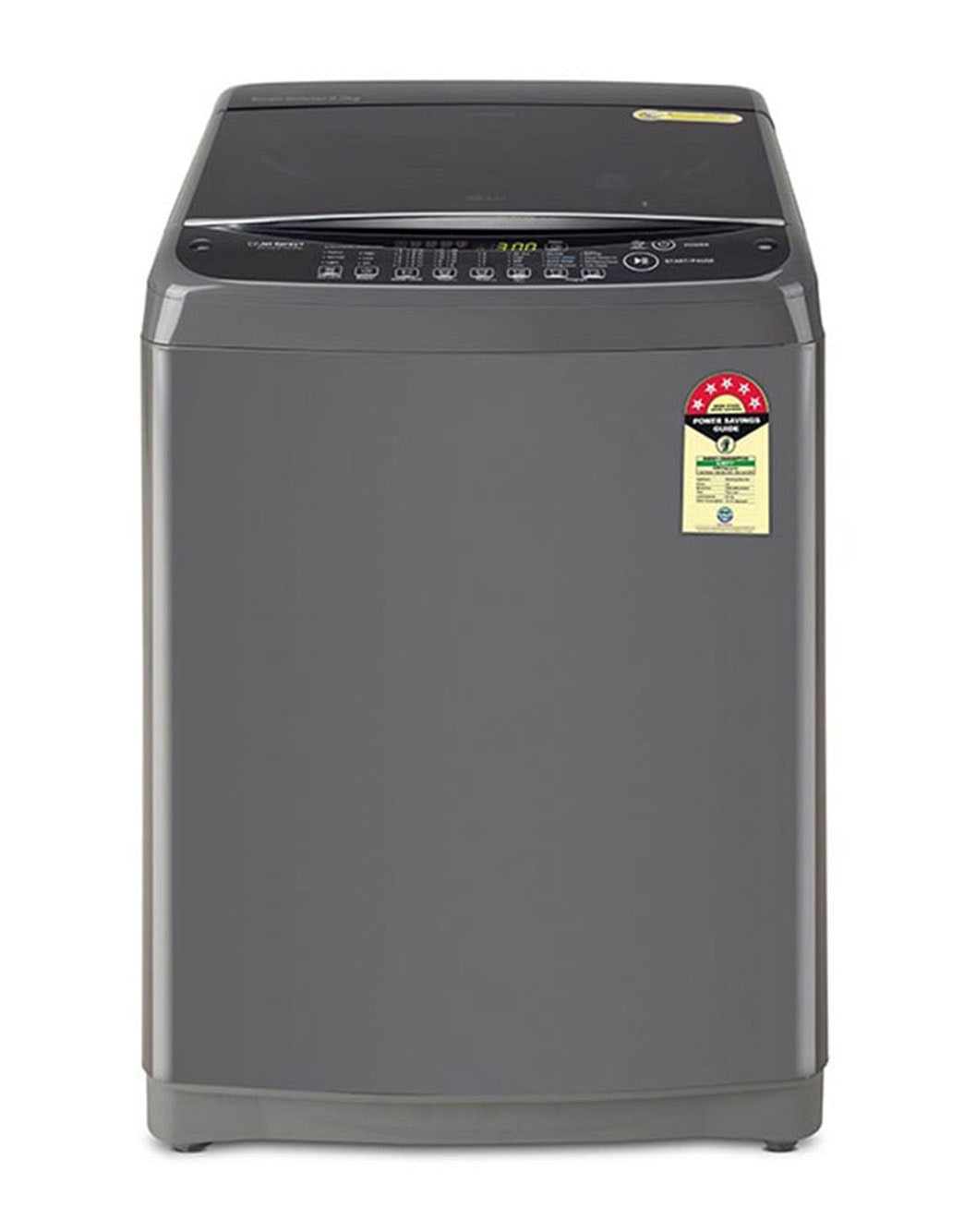LG 9Kg Top Load Washing Machine, Smart Inverter, Auto Tub Clean, Middle Black - T90AJMB1Z | LG IN