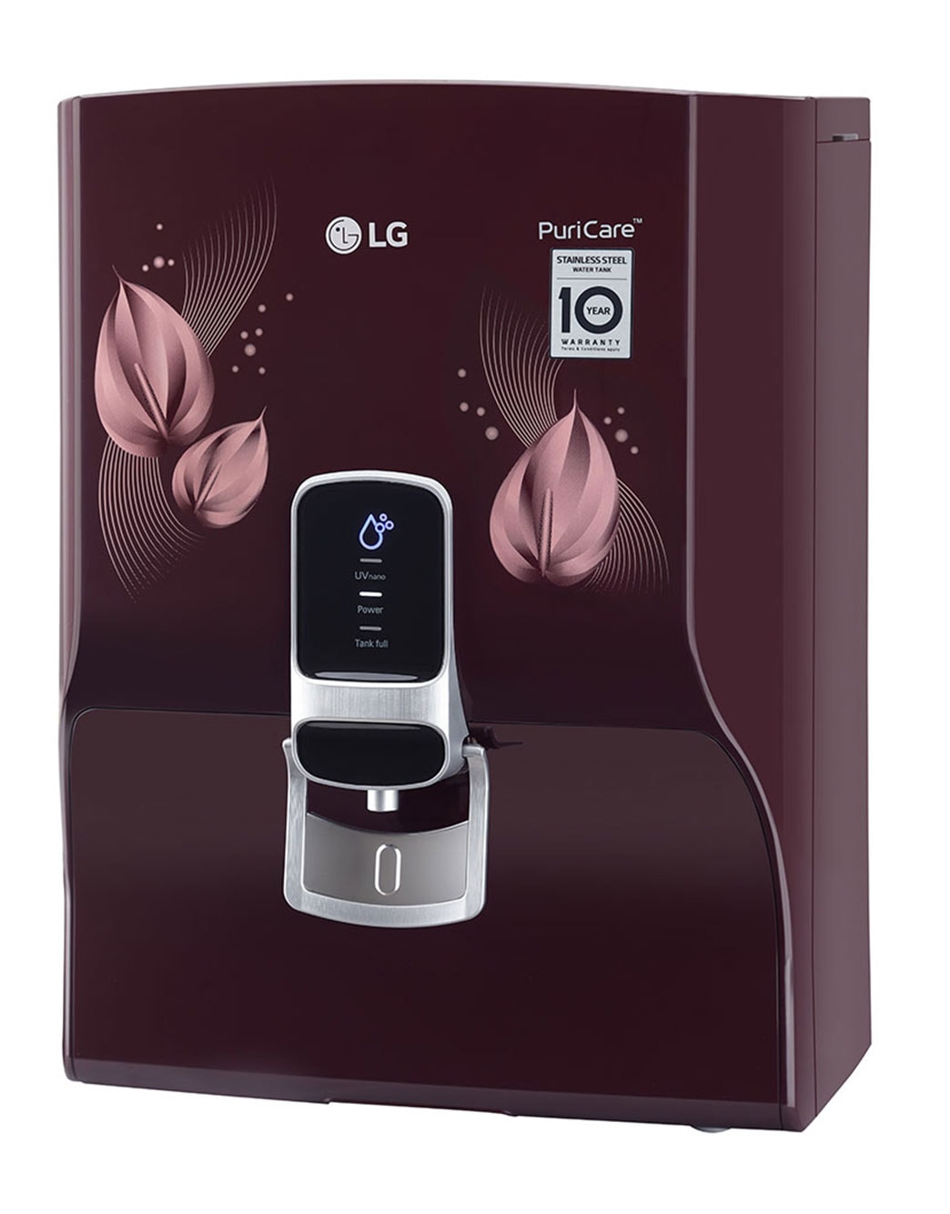 8L RO+UV+Mineral Booster Water Purifier - WW174NPC | LG India