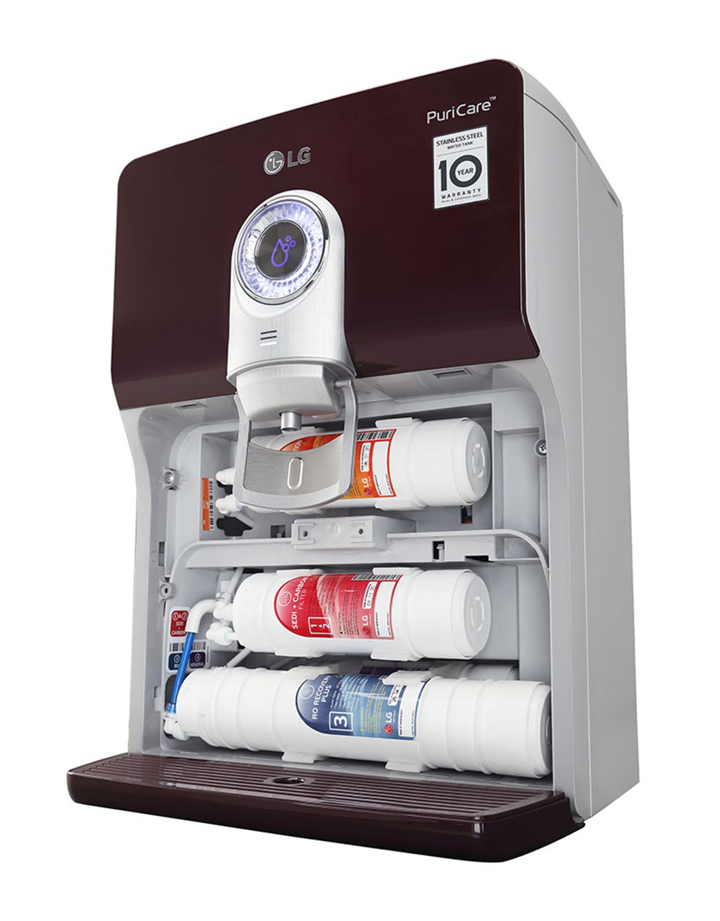 8L RO+UF+Mineral Booster Water Purifier - WW184EPC | LG IN