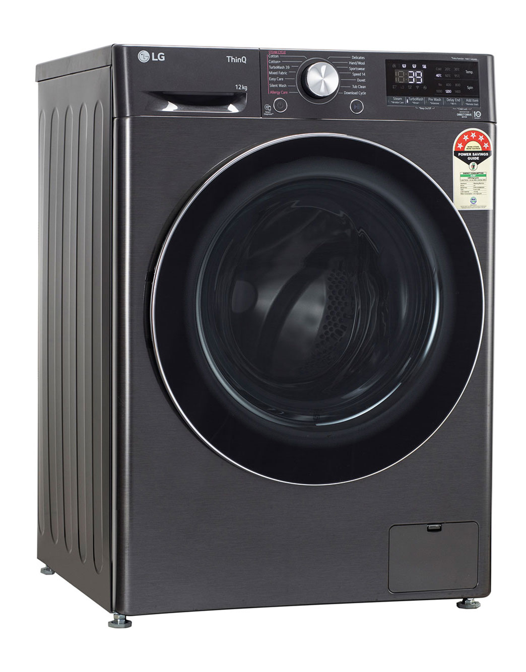 Buy 12 Kg Front Load Washing Machine - FHP1412Z9B | LG IN