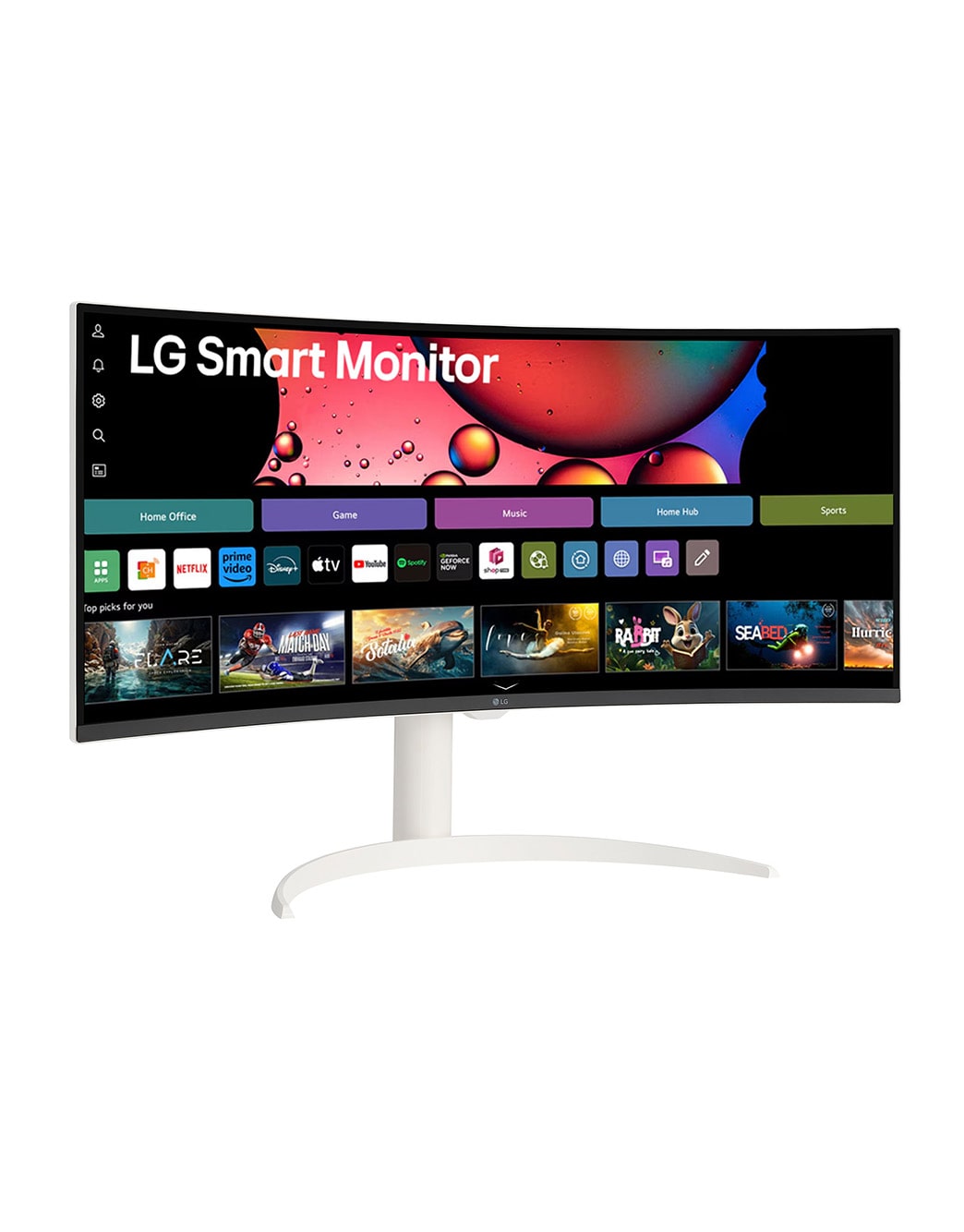 86.36cm (34 inch) Smart Monitor - 34SR65QC-W | LG India