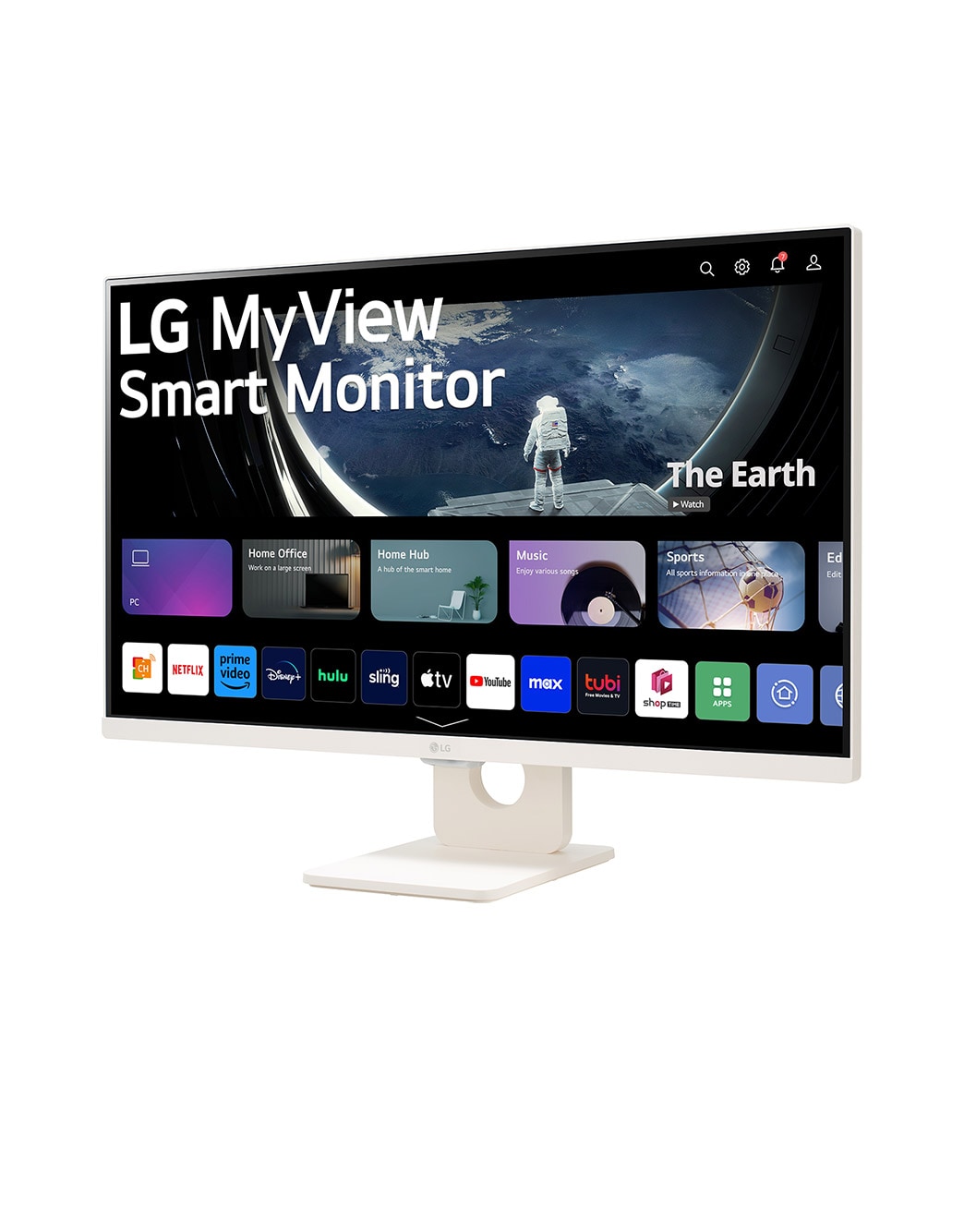 LG MyView 27 (68.58 cm) Full HD IPS Smart Monitor with webOS - 27SR50F ...