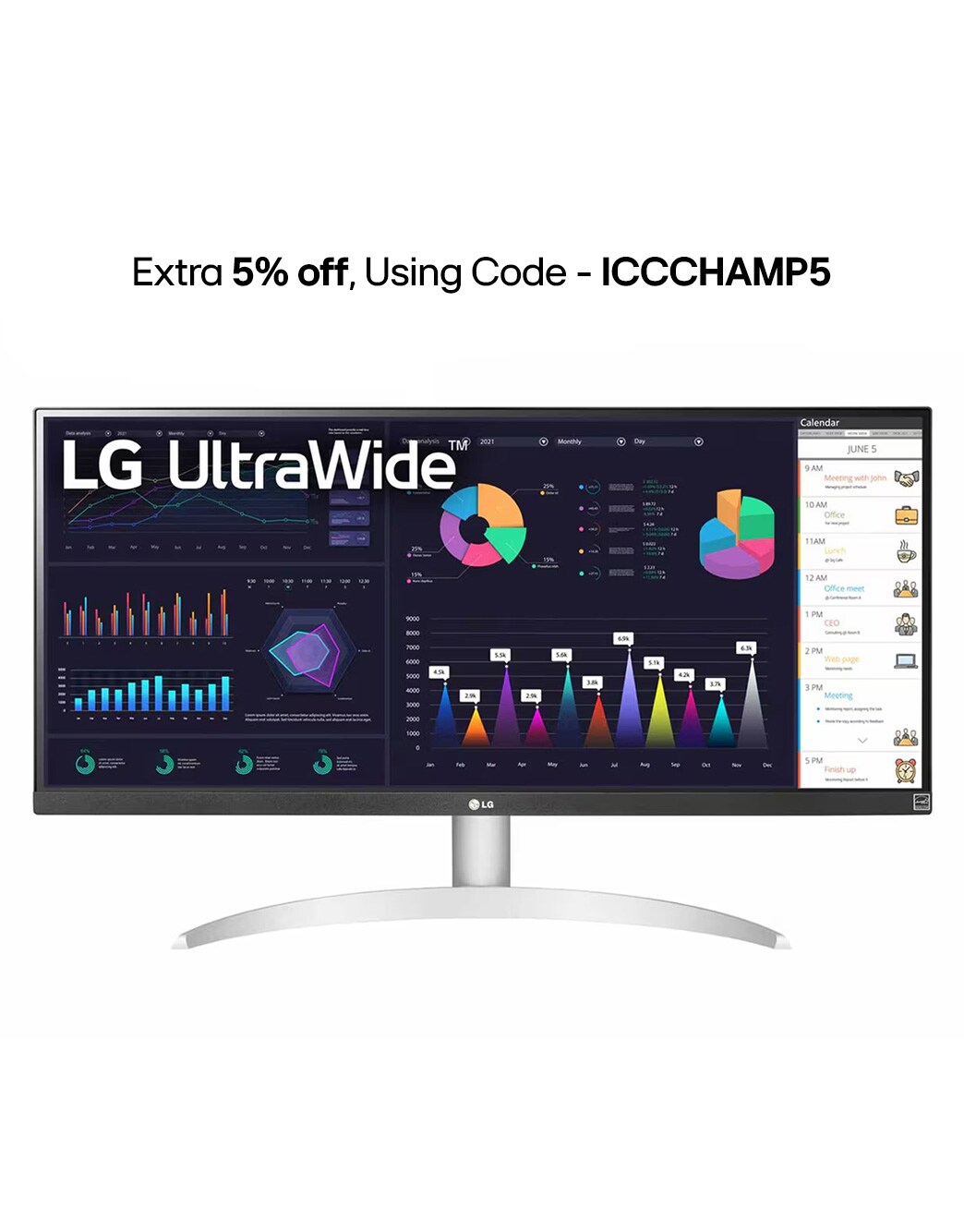 29(73.66cm) 21:9 UltraWide™ IPS Monitor - 29WQ600-W | LG IN