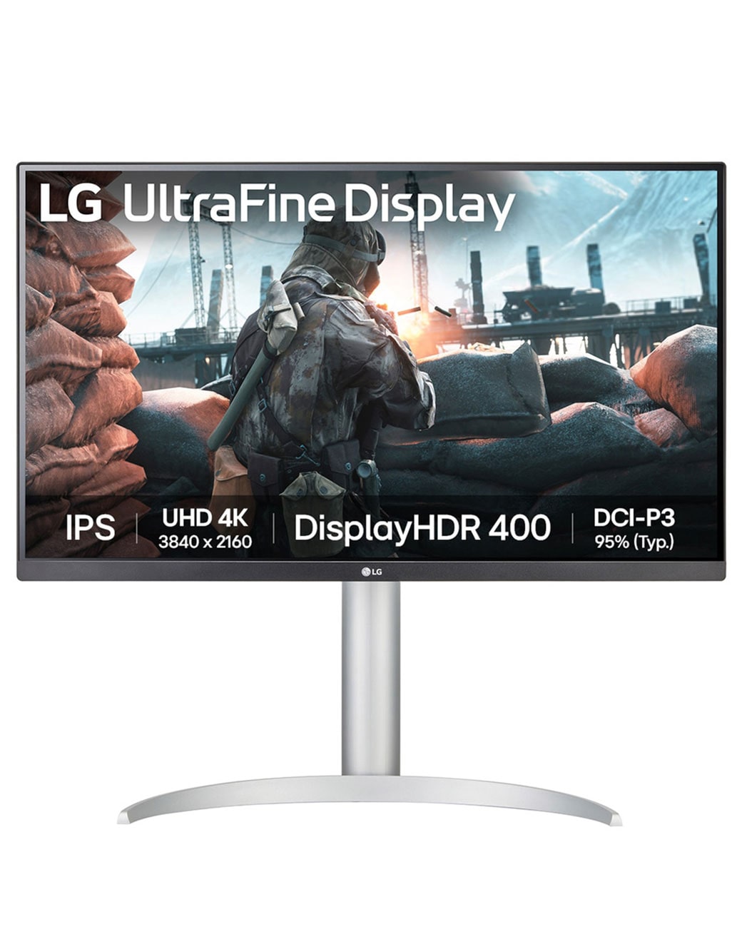 LG 68.58 cm (27) UHD 4K IPS monitor with VESA DisplayHDR™ 400 - 27UP650K-W | LG IN