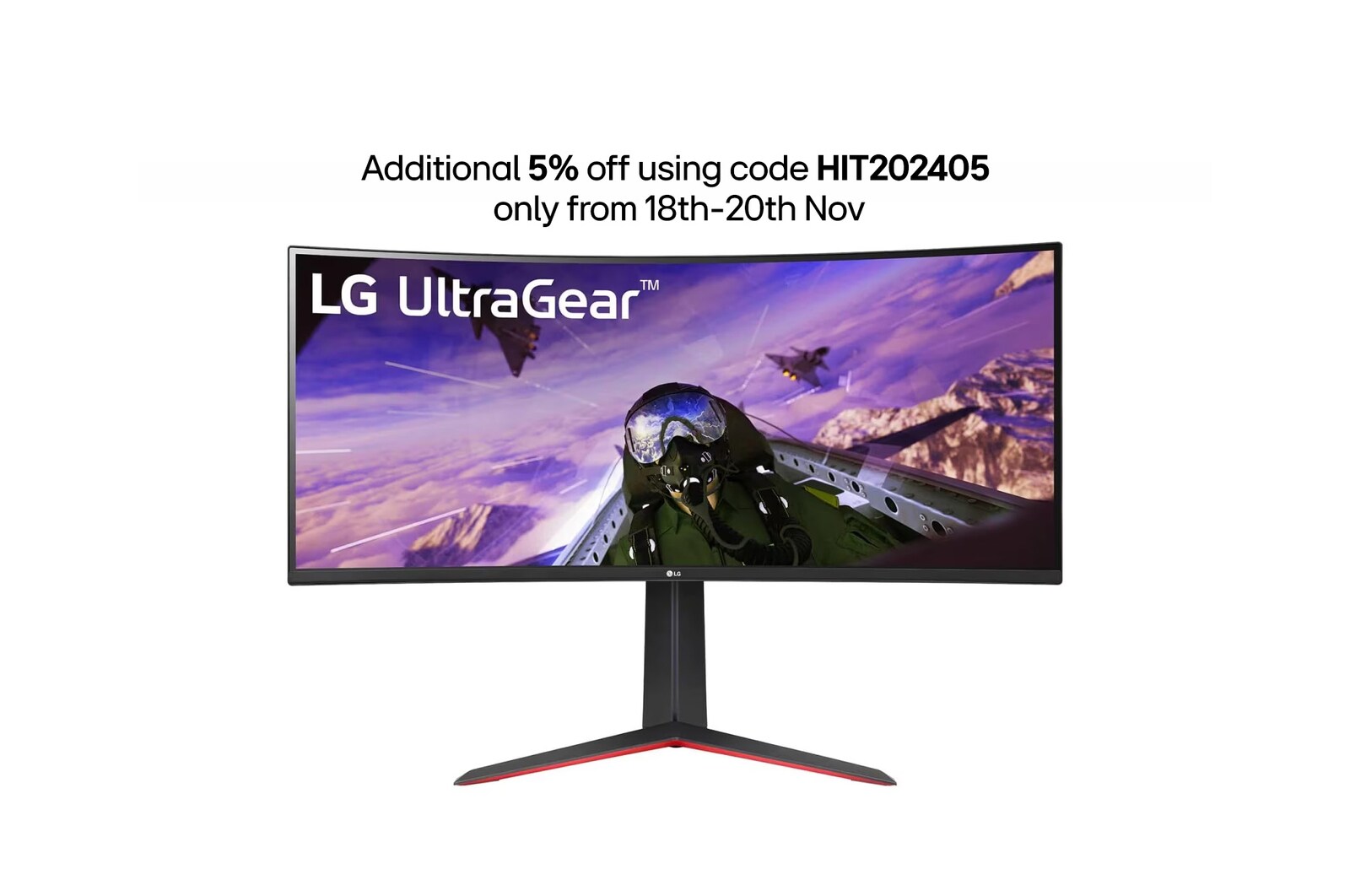 34 (86.36 cm) Curved WQHD Gaming Monitor - 34GP63A-B | LG IN