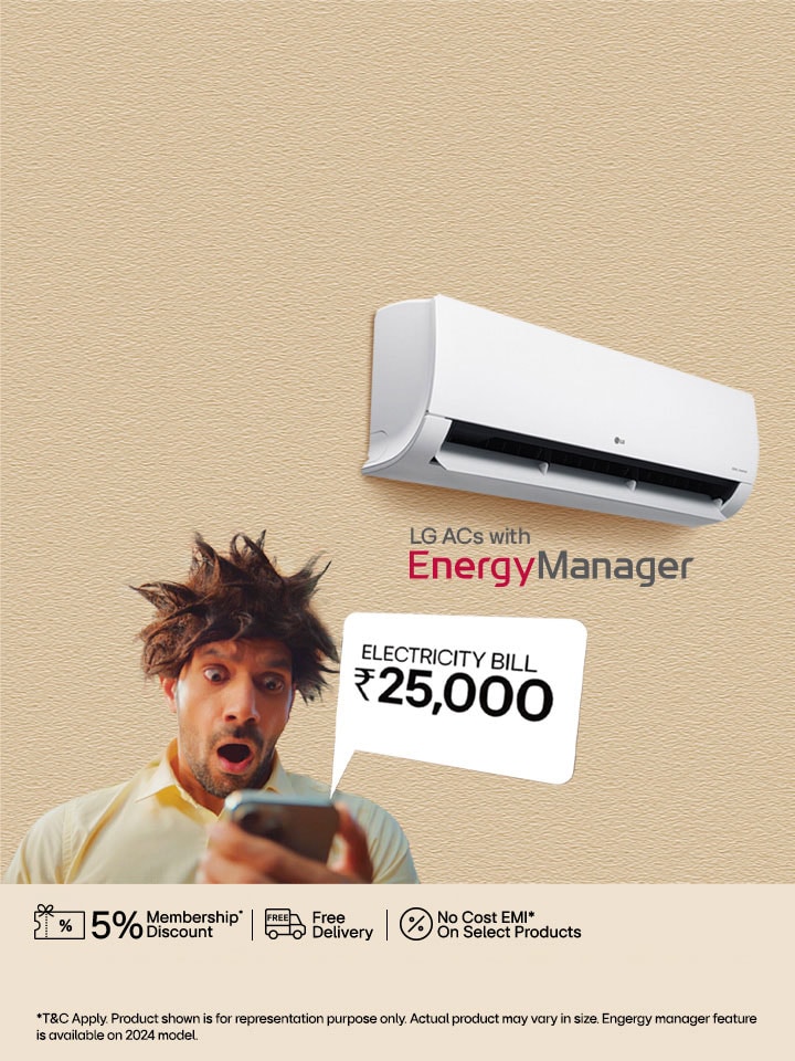 Split AC: Buy Split Air Conditioner at Best Price | LG IN