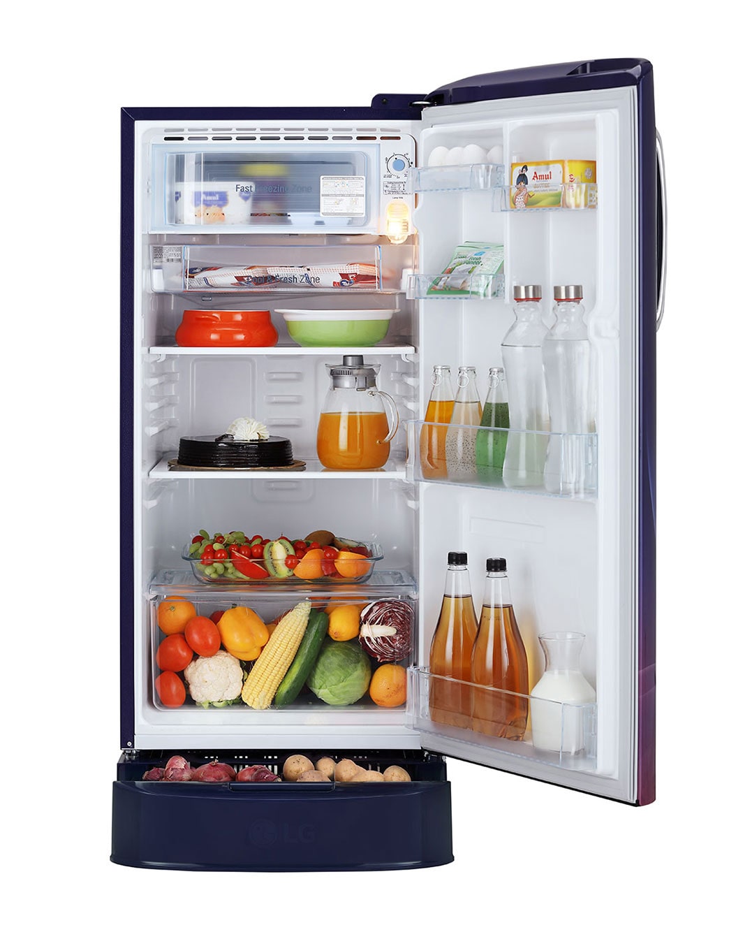 185L Smart Single Door Refrigerator - GL-D201ABPU | LG IN