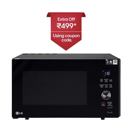28L Charcoal Microwave Oven with WiFi - MJEN286UFW | LG IN