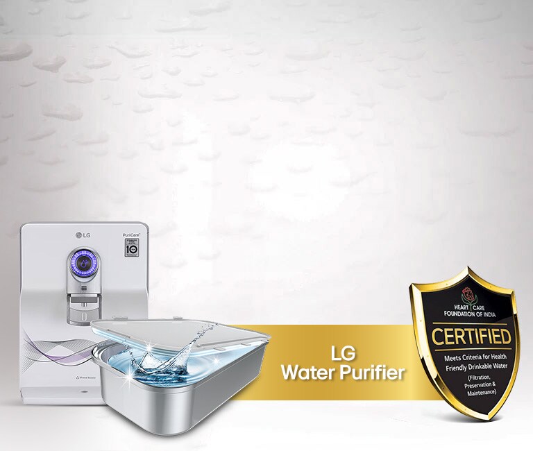 8L RO+UV+Mineral Booster Water Purifier - WW175EPW | LG IN