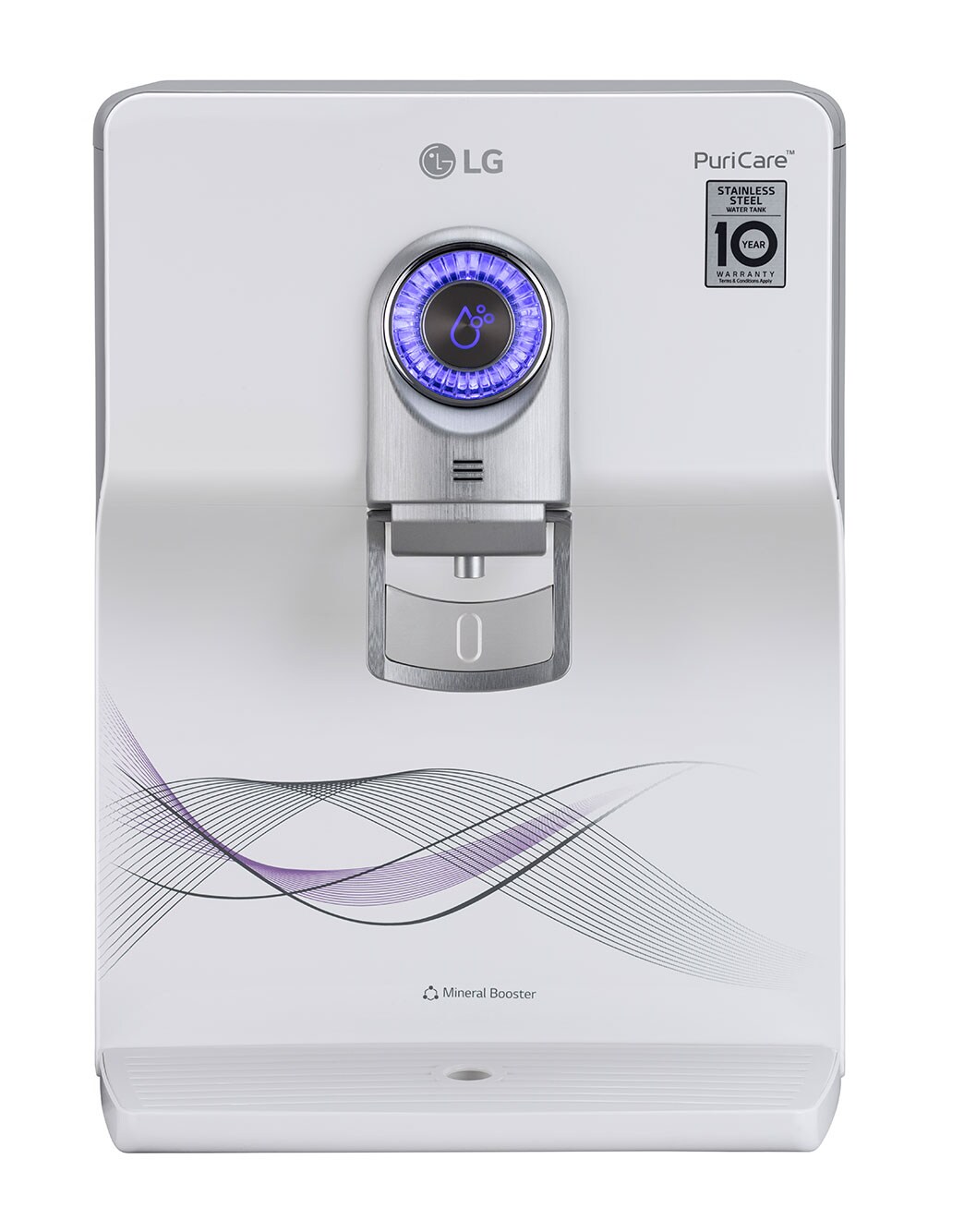 8L RO+UV+Mineral Booster Water Purifier - WW175EPW | LG IN