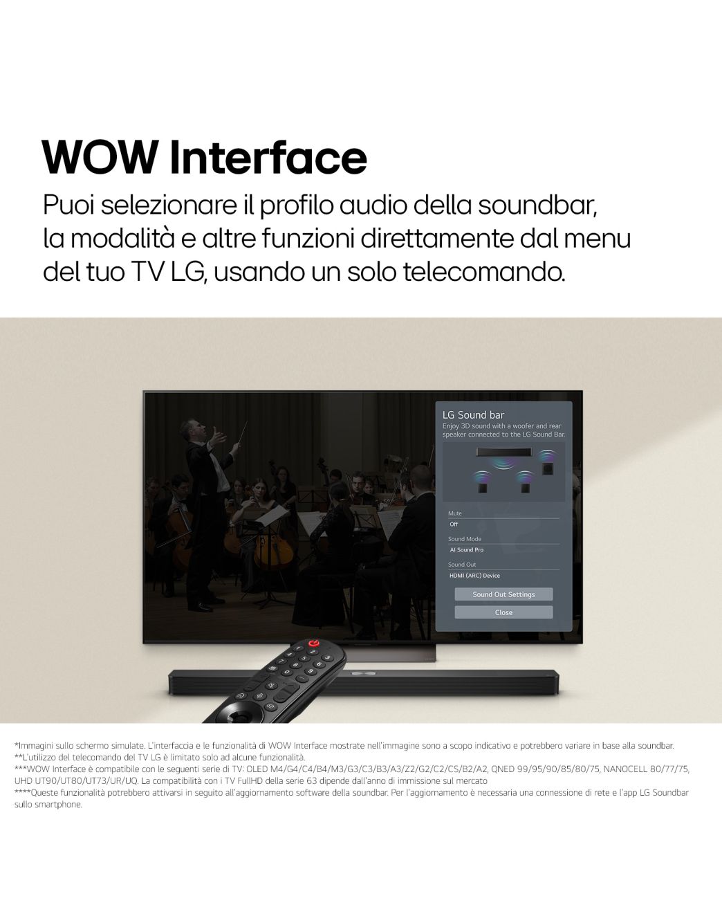 LG Soundbar S40T 300W con 2.1 canali e subwoofer wireless | LG Italia