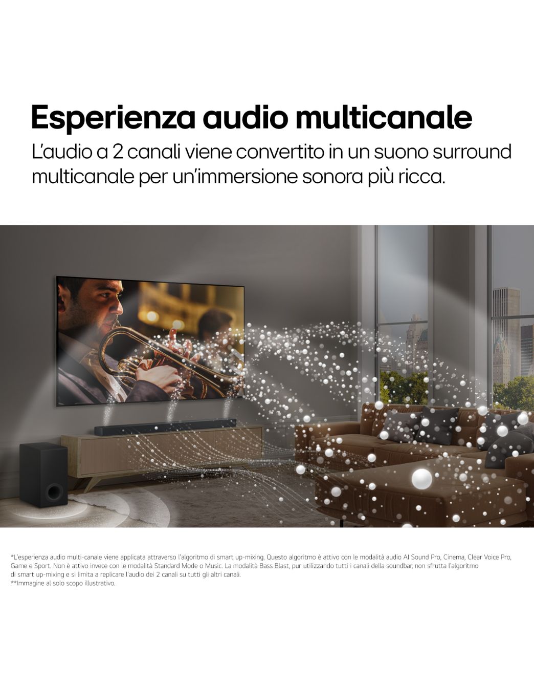 LG Soundbar S77TY 400W con 3.1.3 canali e Dolby Atmos | LG Italia