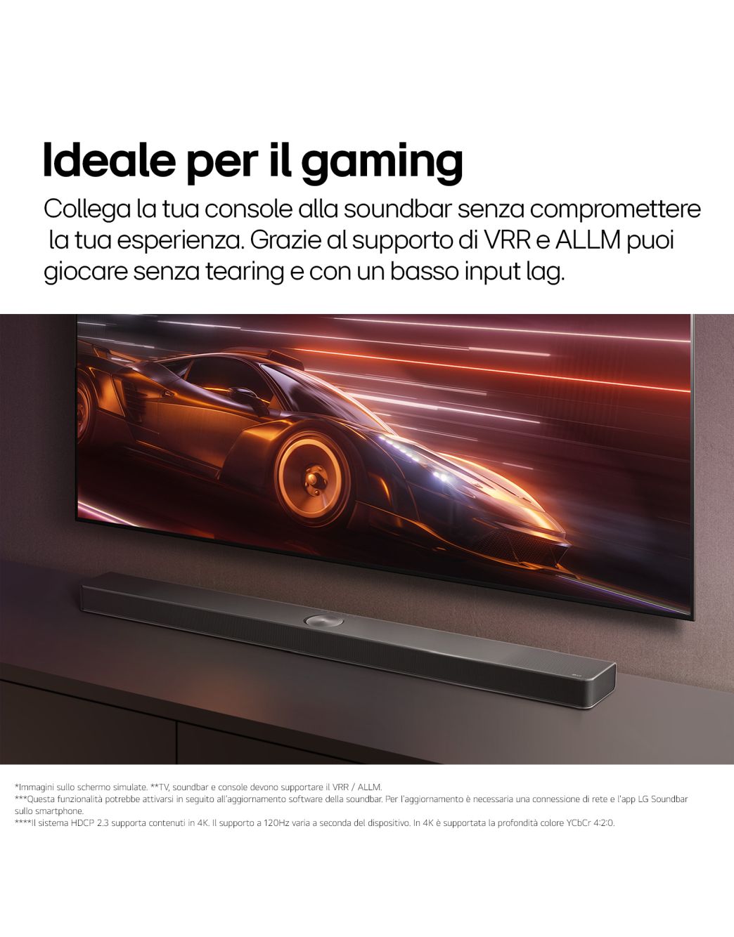 LG Soundbar S77TY 400W con 3.1.3 canali e Dolby Atmos | LG IT