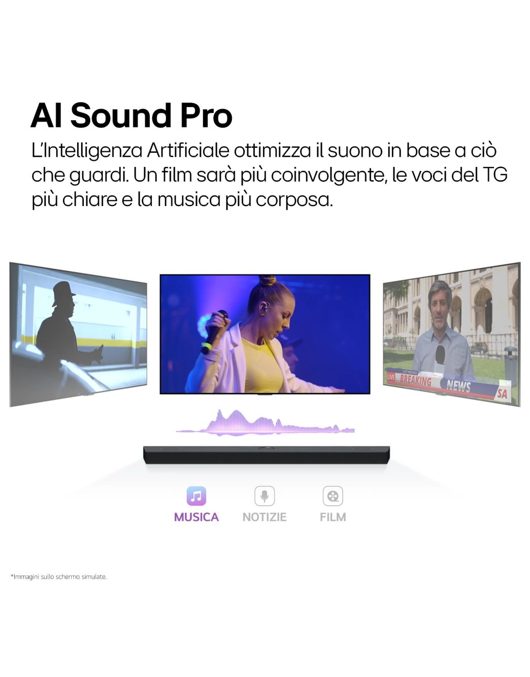 Soundbar Home Cinema LG S90TR con Dolby Atmos e altoparlanti posteriori ...