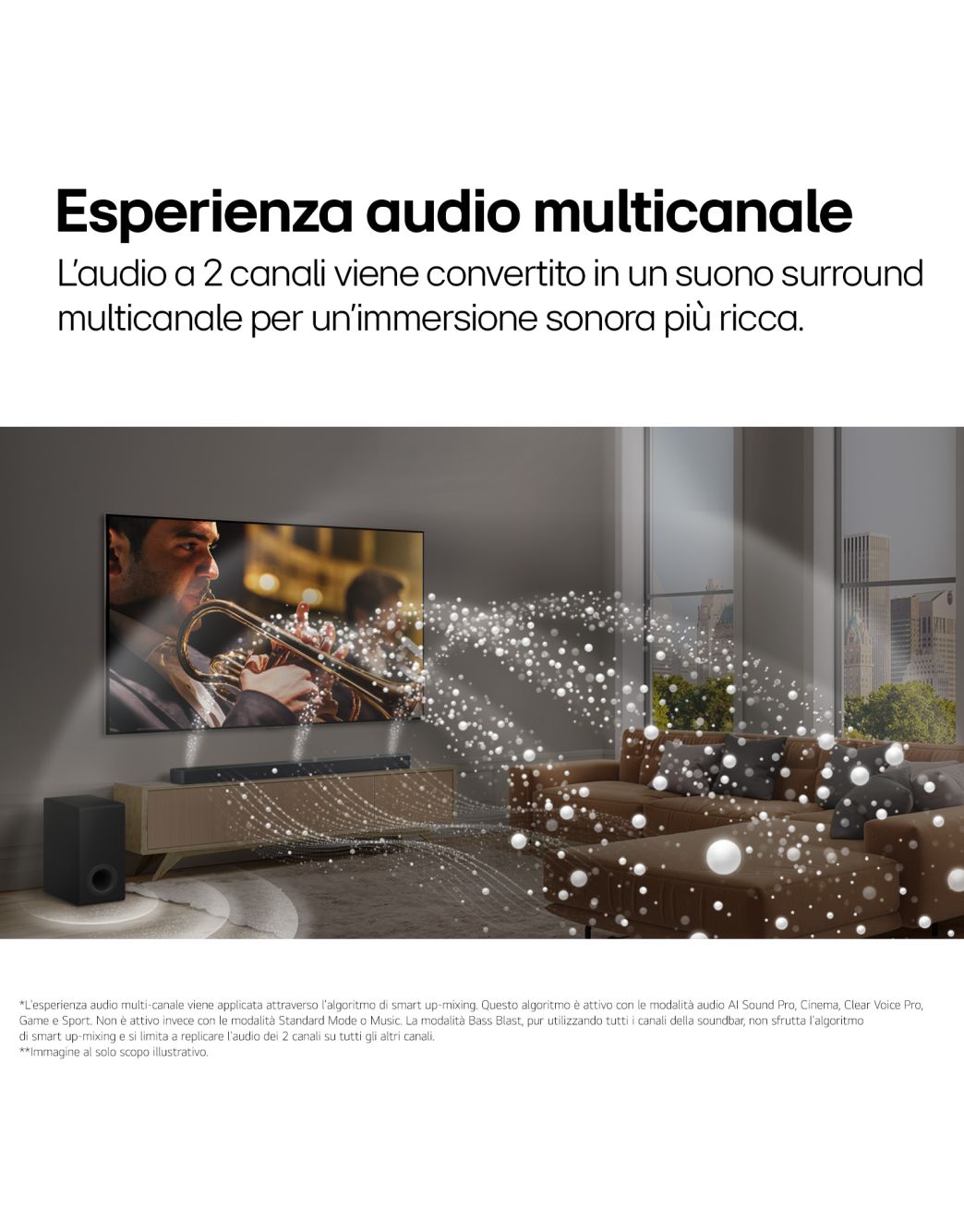 LG Soundbar S90TY 570W con 5.1.3 canali e Dolby Atmos | LG Italia