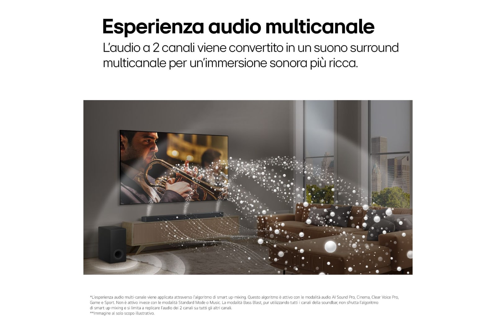 LG Soundbar S90TY 570W con 5.1.3 canali e Dolby Atmos | LG Italia