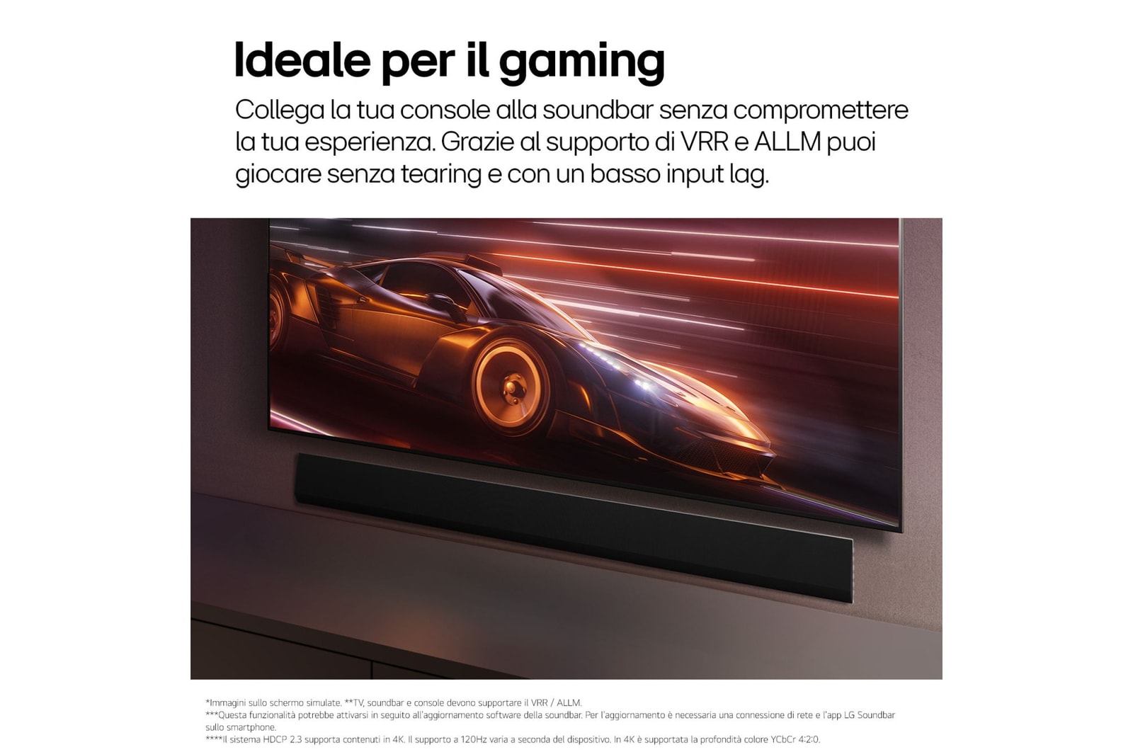 LG Soundbar SG10TY 420W con 3.1 canali, Wi-Fi e Dolby Atmos | LG IT
