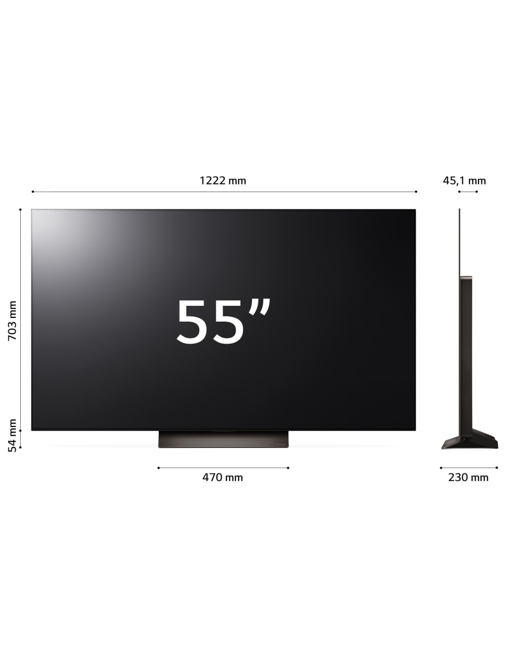 TV 55 pollici LG OLED evo AI C4 4K Smart TV - OLED55C43LA | LG IT