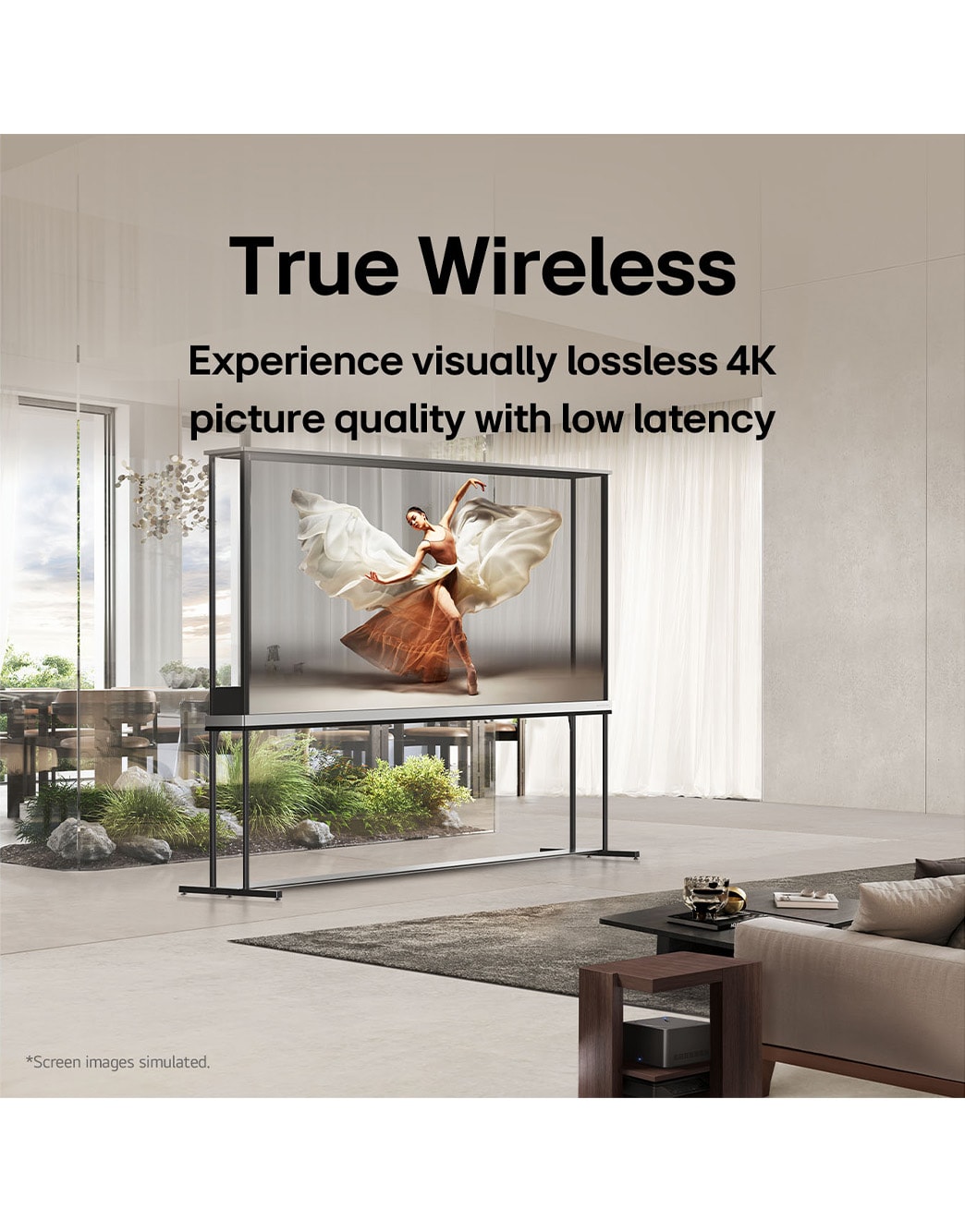 Il primo TV trasparente e True Wireless LG SIGNATURE OLED T al mondo da ...
