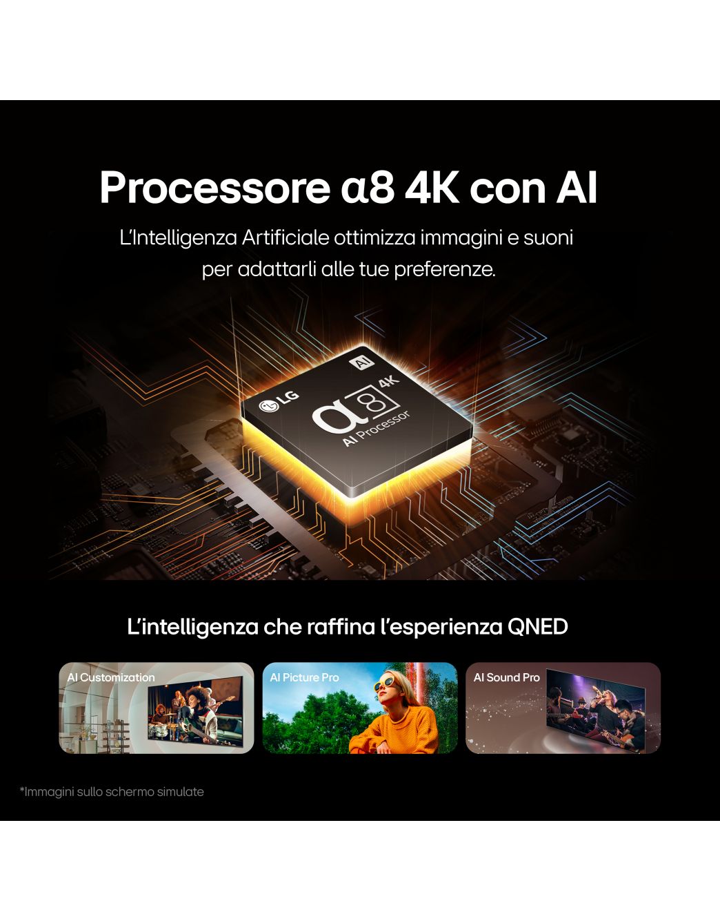TV 98 pollici LG QNED89 AI 4K Smart TV - 98QNED89T6A | LG IT