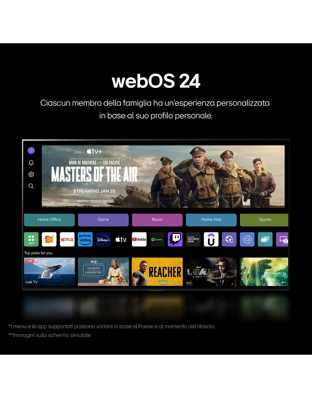 TV LG UHD 4K serie UT73 da 50 pollici 50UT73006LA webOS24 | LG IT