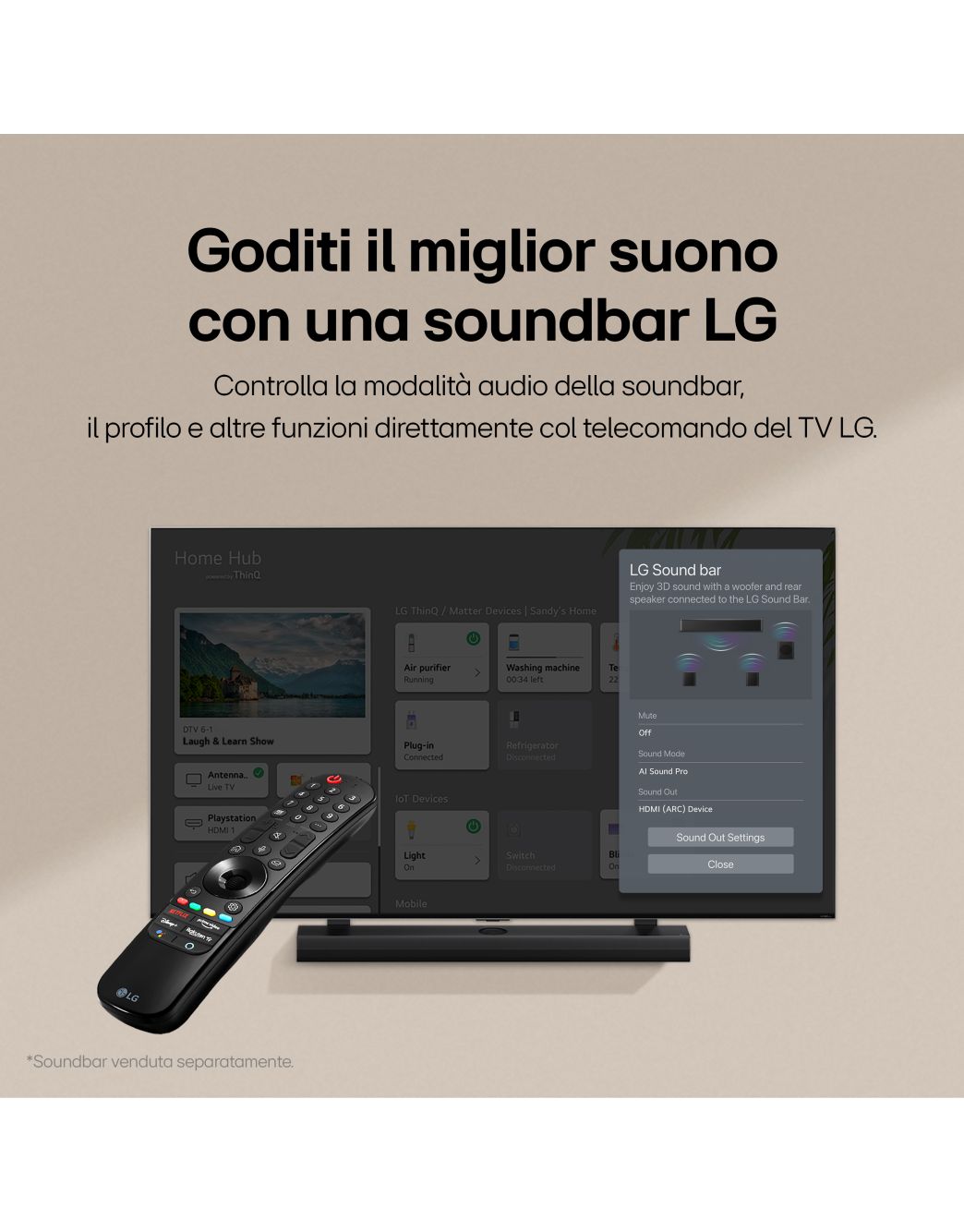 TV LG UHD 4K serie UT80 da 43 pollici 43UT80006LA webOS24 | LG IT