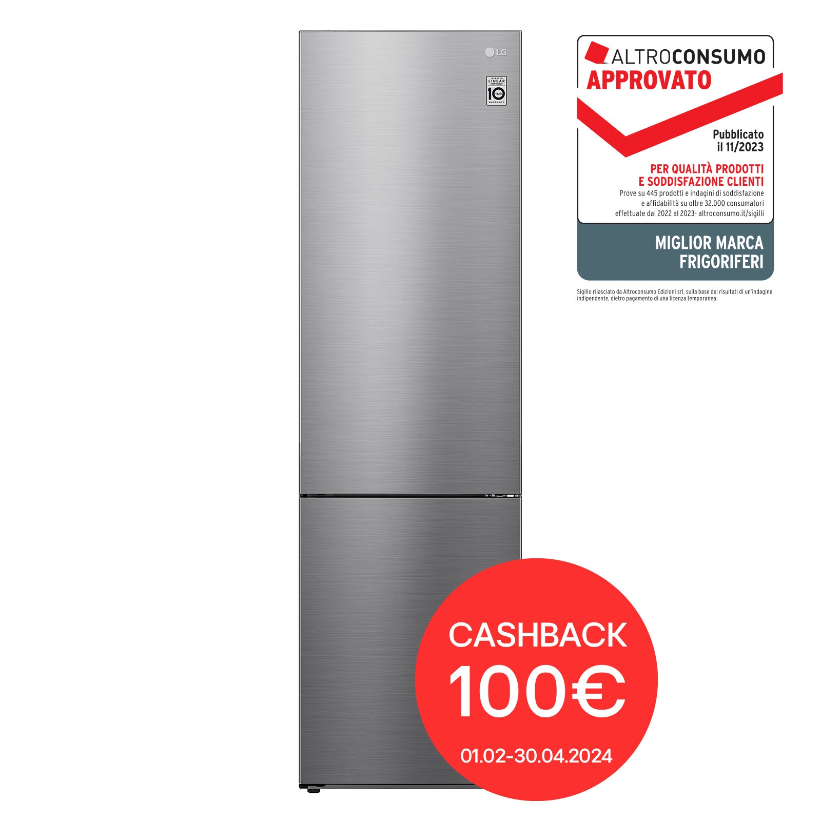 Frigorifero Combinato | GBP62PZNBC | Frigoriferi | LG IT