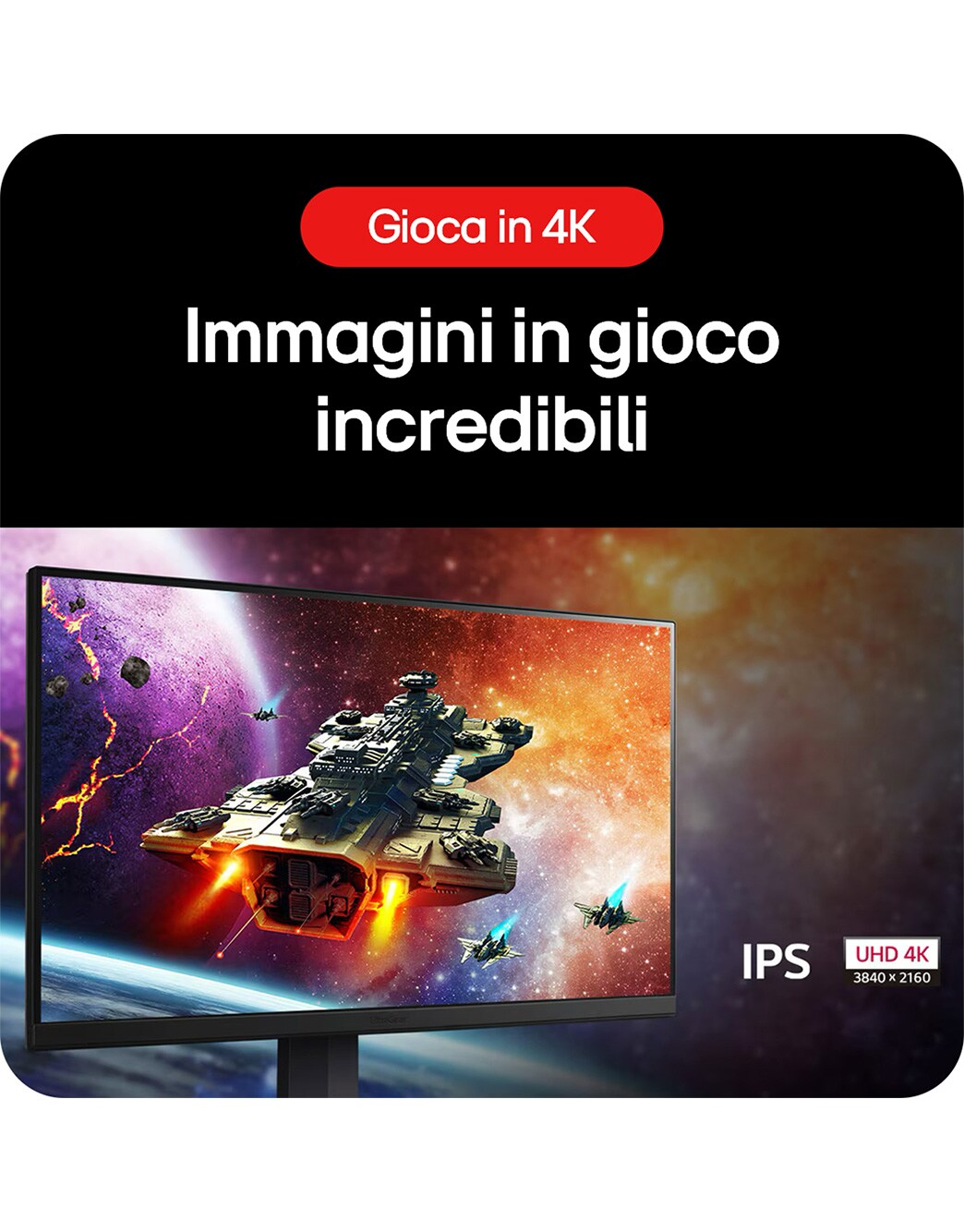 LG UltraGear | Monitor Gaming 32" Serie GR93U | 4K, IPS, 1ms GtG, 144Hz ...
