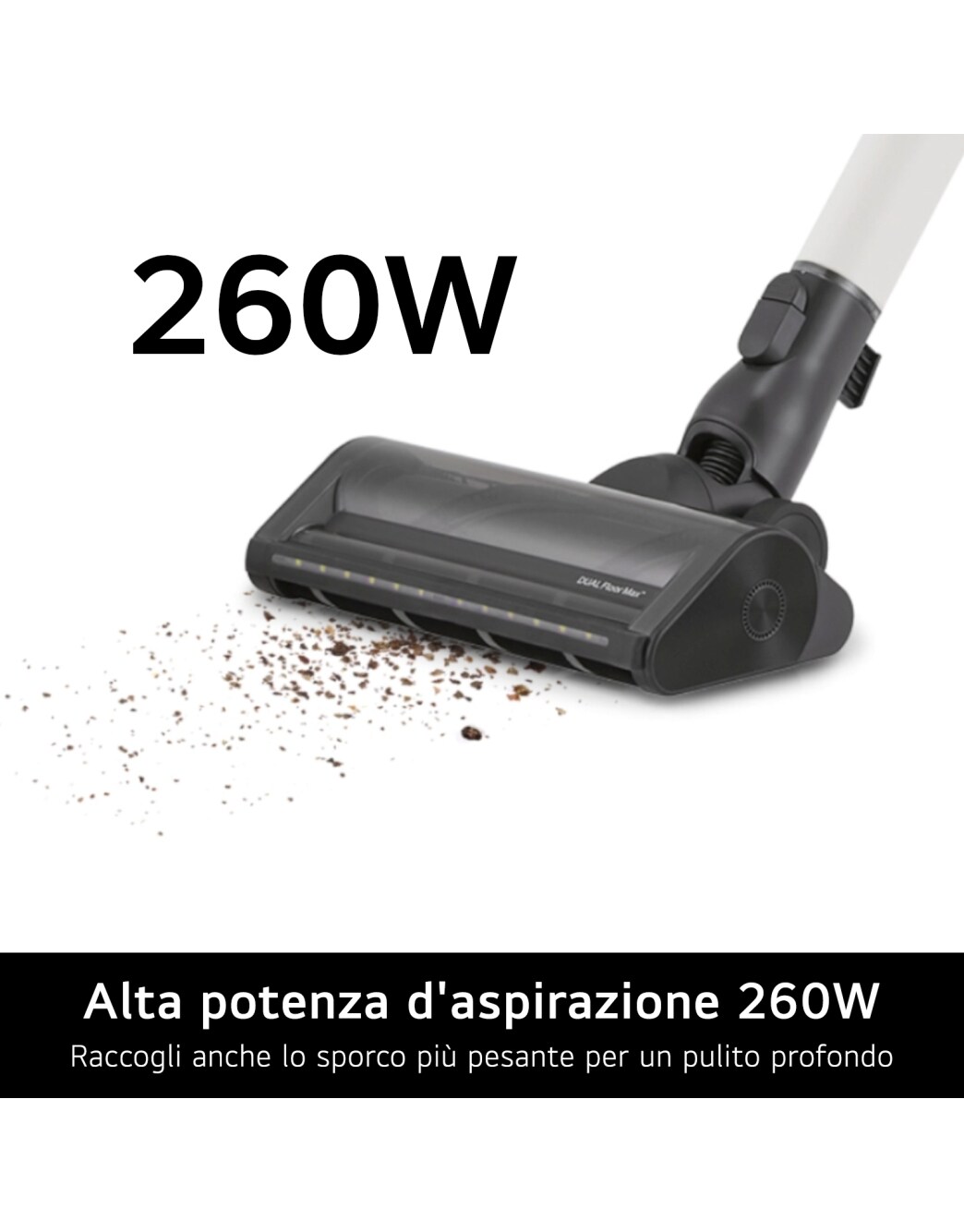 LG A9K-CORE3S CordZero aspirapolvere 260 W Silver | LG Italia