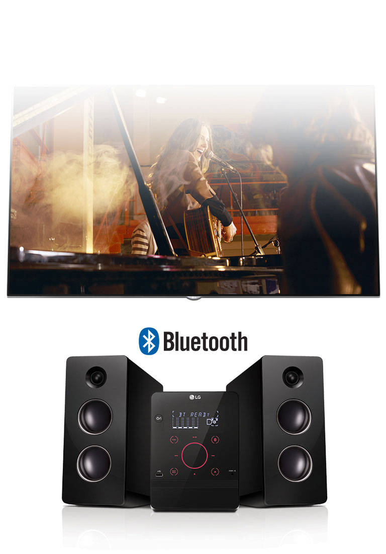 LG Micro Hi-Fi 2.0 ch Bluetooth 100W DAB+ - CM2460DAB | LG IT