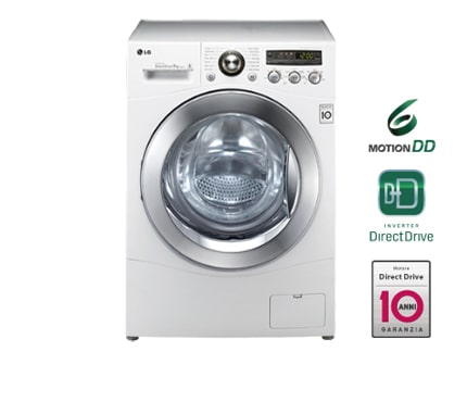 8kg 6 motion Direct Drive di LG, 1000 giri : la prima lavatrice che ...